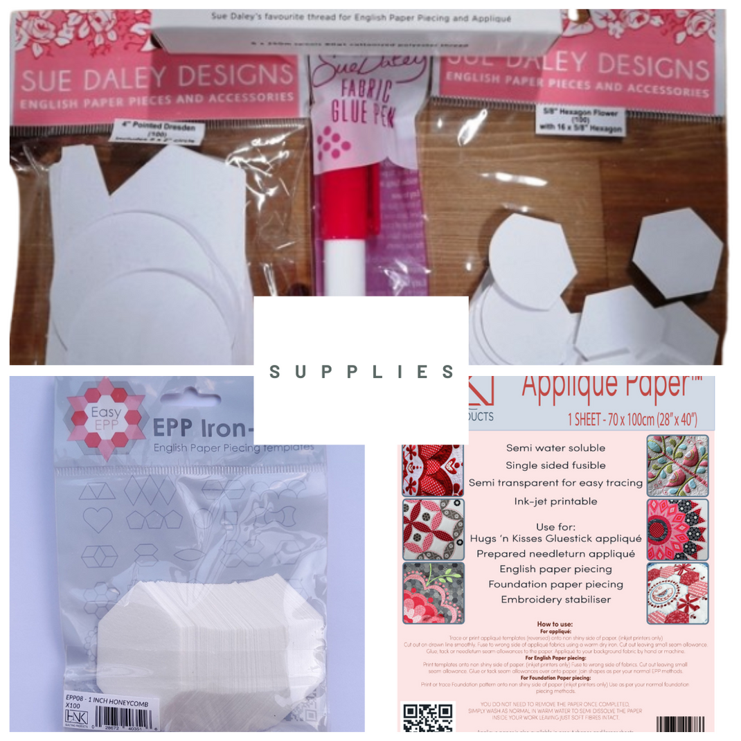 EPP and Stitching Supplies – Sew Pieceful